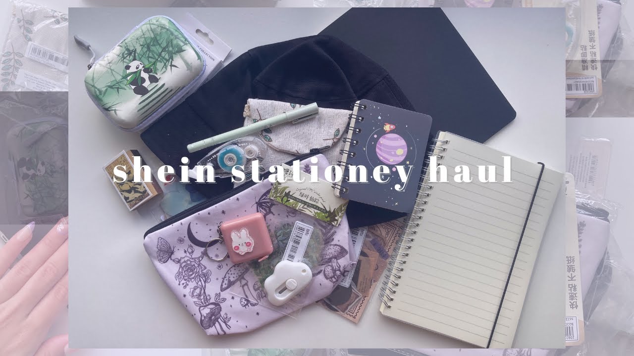 $25 stationery haul from shein 🌷 01 | bullet journal and note taking ...