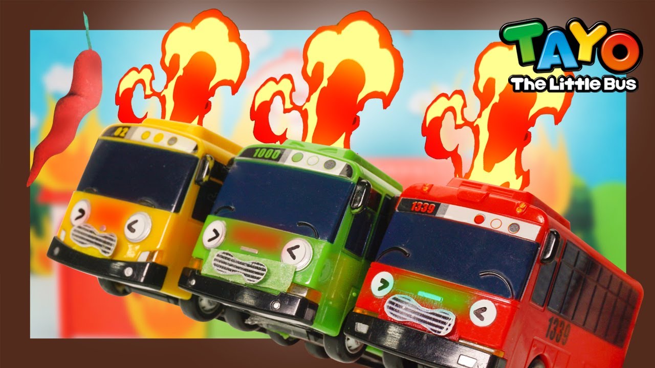 Too Spicy! Hot Fire Car Trouble l Tayo Firetruck Rescue Team l Tayo the ...