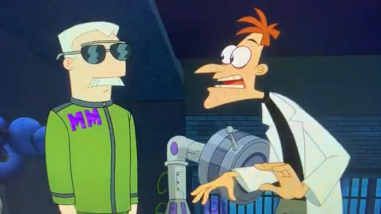 Phineas and Ferb Dr. Doofensmirtz Thinks Major Monogram Got The Sunglasses - YouTube