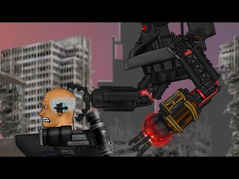 DC2 scientist toilet vs juggernaut drawing cartoons animation - YouTube