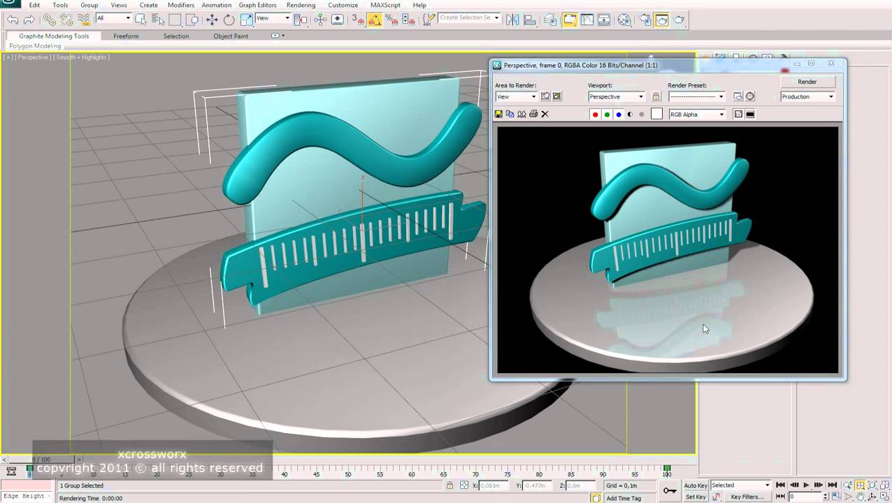 part6 howto create a 3D logo - YouTube