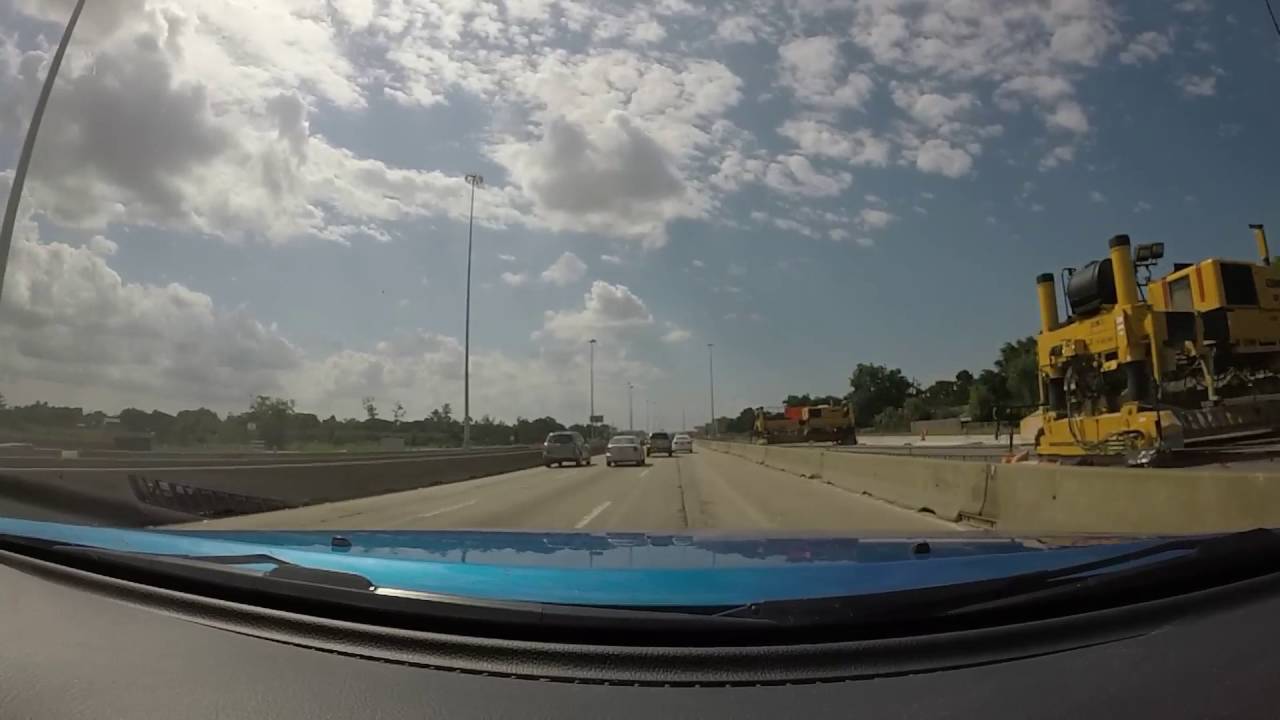 Outbound 290 Northwest Freeway Construction Houston, TX - GoPro Video ...