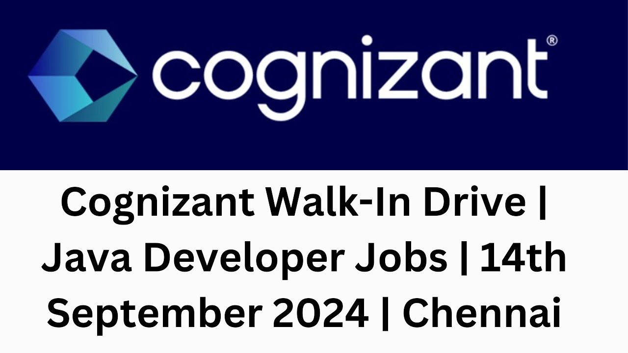 Cognizant walk in Drive @FreeJobsNotification #job #walkindrive # ...