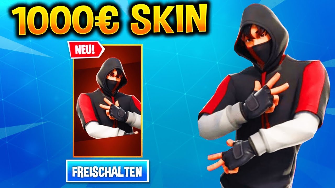 DER NEUE 1000€ SKIN in Fortnite - YouTube