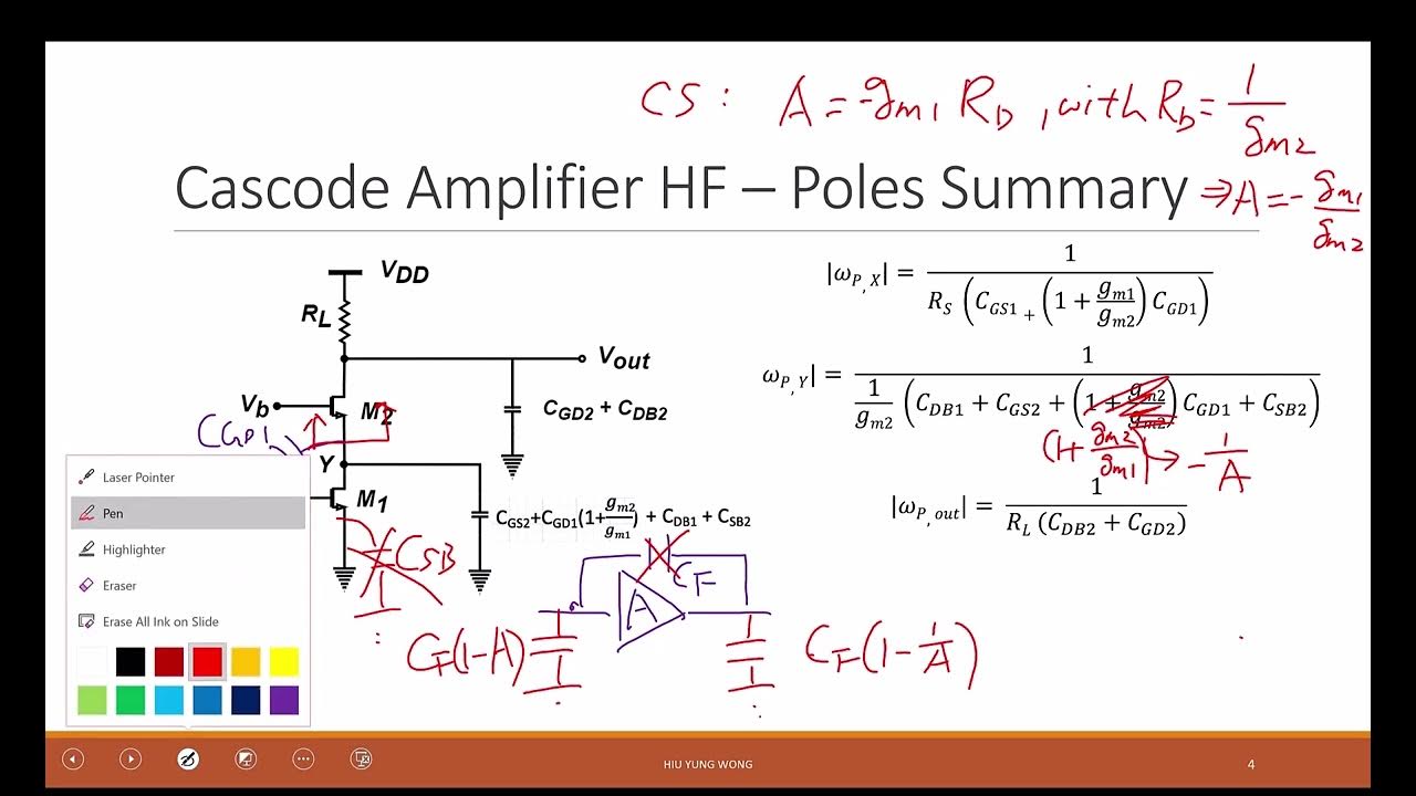 L22-1 High-Frequency Input Impedance and Poles of Cascode Amplifier and Differential Amplifiers ...