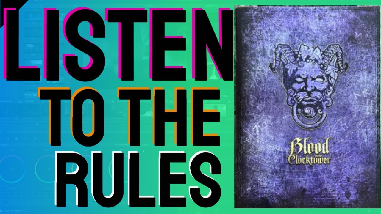 Listen To The Rules Of Blood On The Clocktower - YouTube