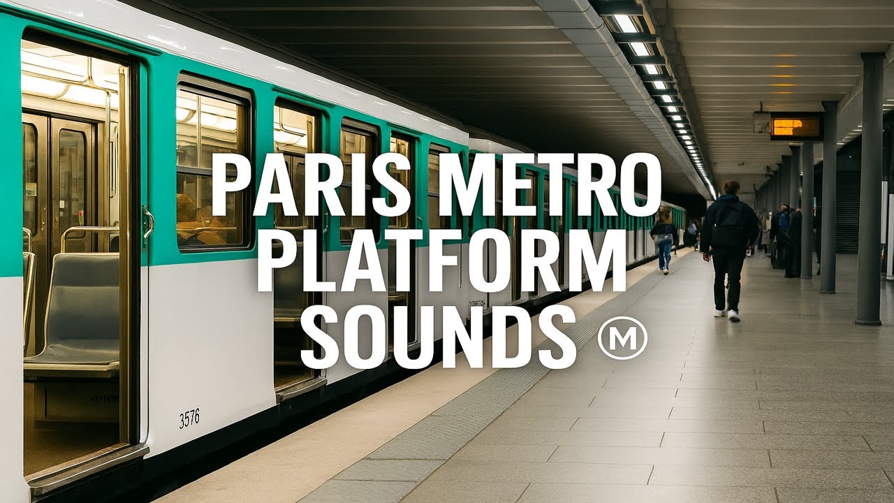 Paris Metro Platform Ambience – Trains, Conversations, and Departures ...