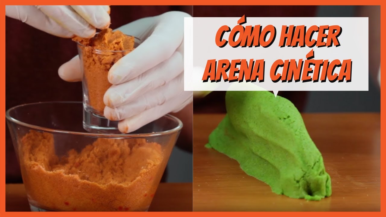 Cómo hacer arena cinética | DIY - YouTube