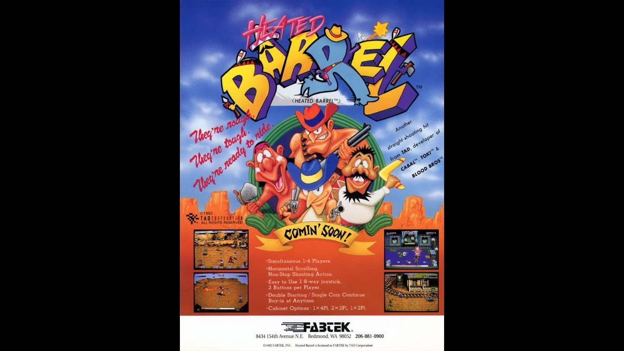 Heated Barrel (1992) - (Full Game) Arcade MAME Longplay [183] - YouTube