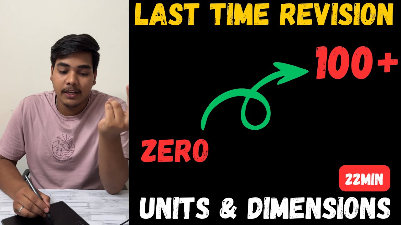 UNITS & MEASUREMENTS in 22 Min | LTR series - YouTube