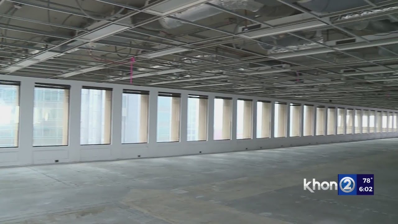 Plans to convert office space into condos in Downtown Honolulu - YouTube