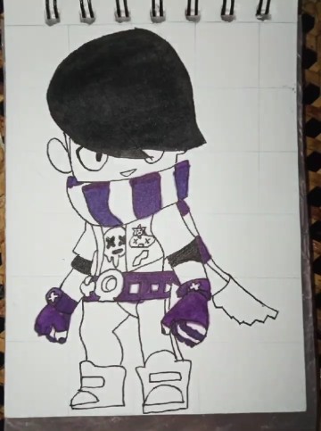 Edgar drawing from Brawl Stars #art #animedrawing - YouTube