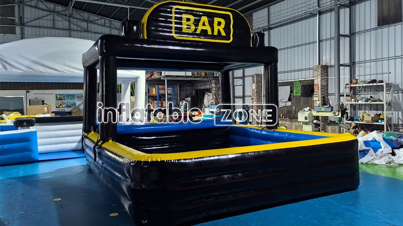 16x13ft Inflatable Pool Bar Inflatable Pub House Blow Up Pool Bar for ...