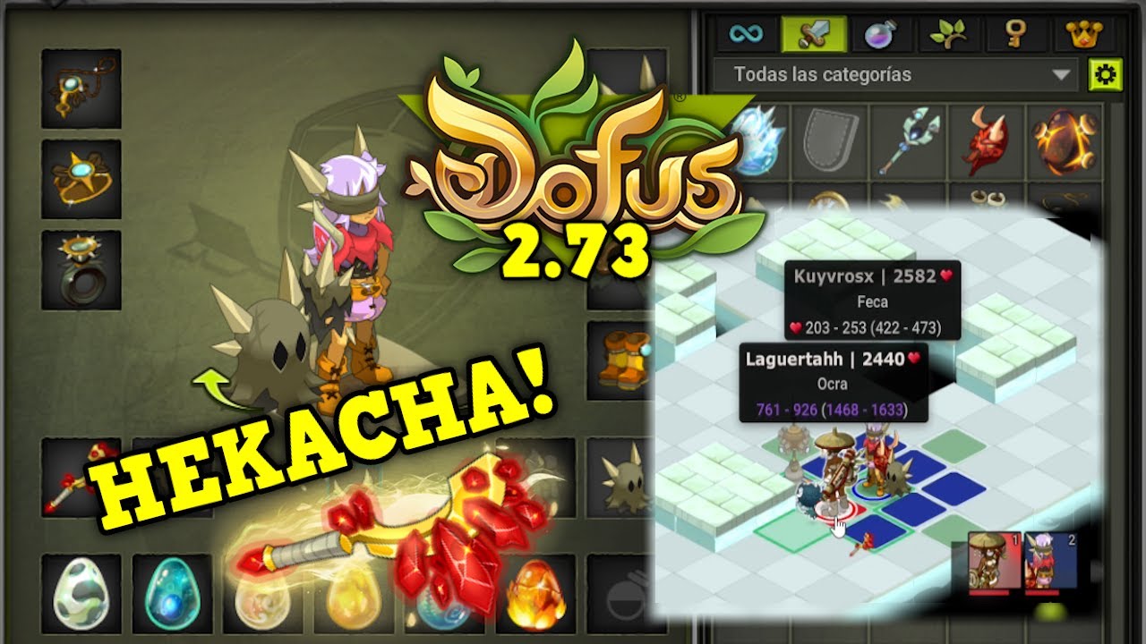 [DOFUS 2.73] FECA DE AGILIDAD y FUERZA con DAÑO CRÍTICO! | Koliseos ...
