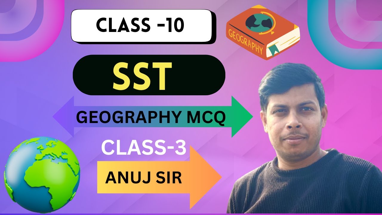 10th Class sst Mcq Series||Geography mcq||Anuj Academic - YouTube