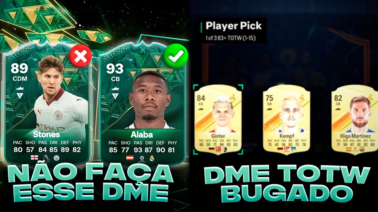 FC 24 l 🔥 DME TOTW BUGADO e NÃO FAÇA DME STONES l DantheBNN l - YouTube