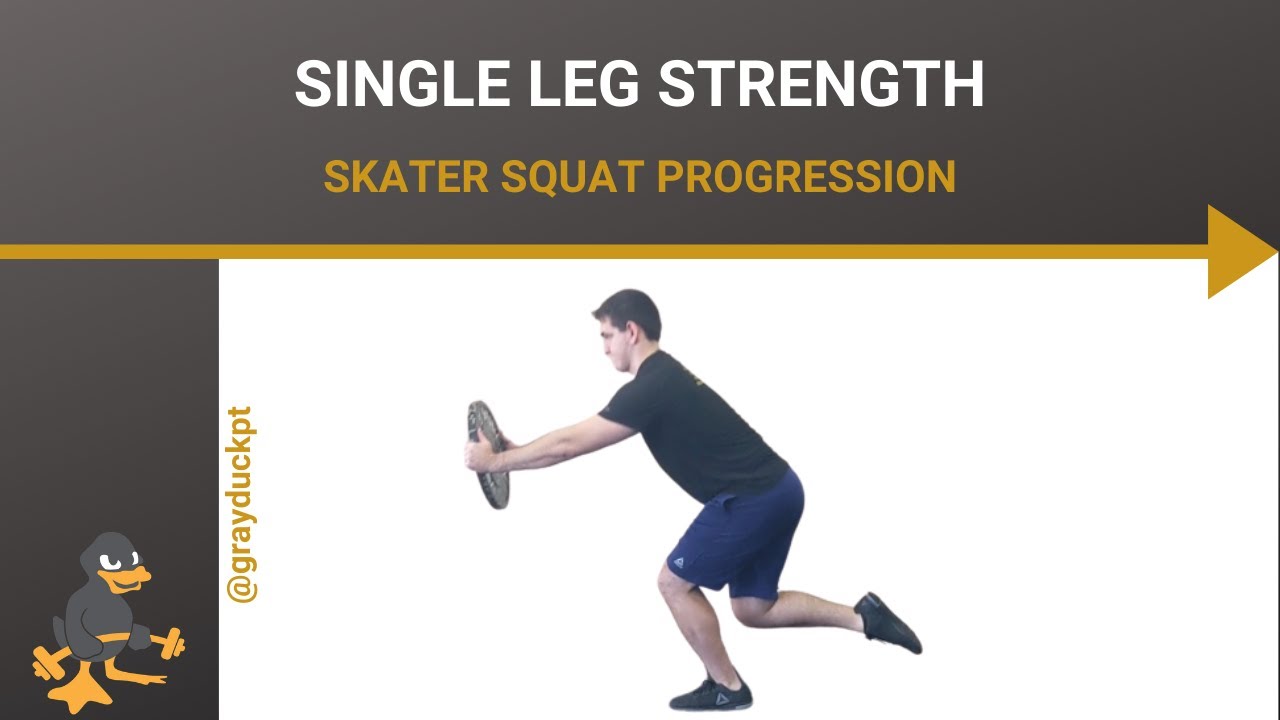 Developing Single Leg Strength - Skater Squat Progression - Physical ...
