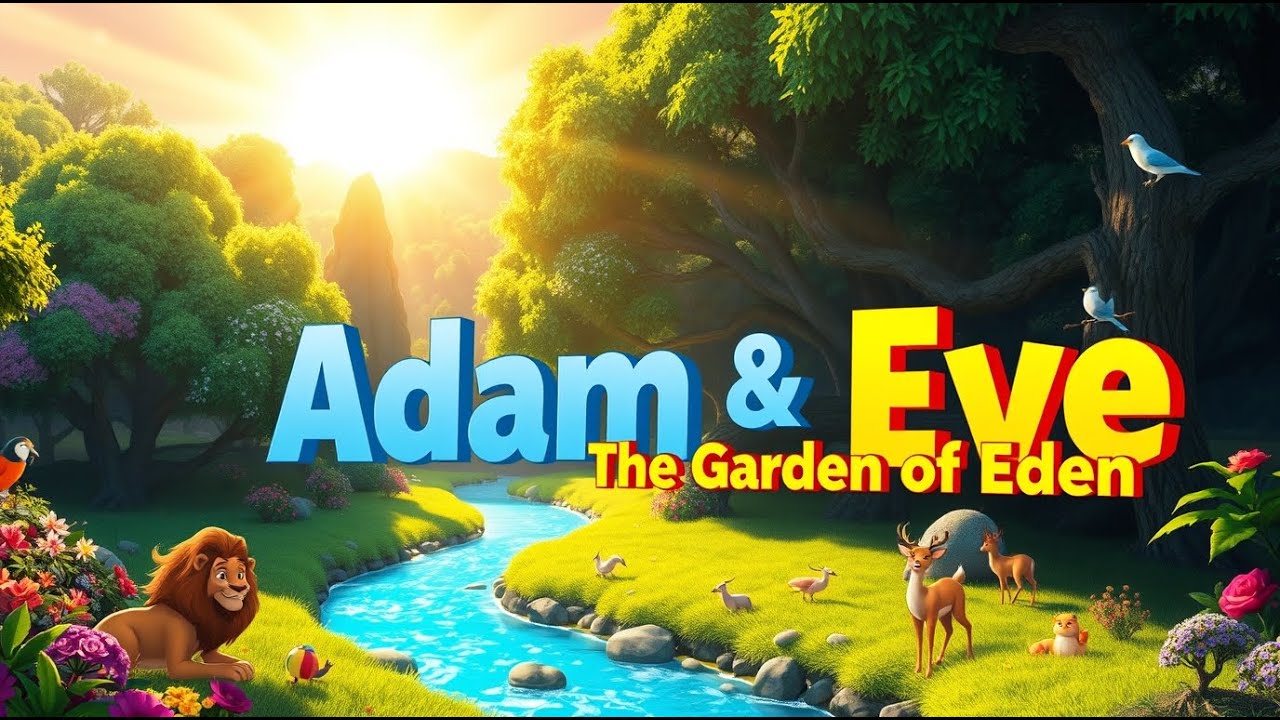 Adam and Eve | Animated Bible Story for Kids | The Garden of Eden - YouTube