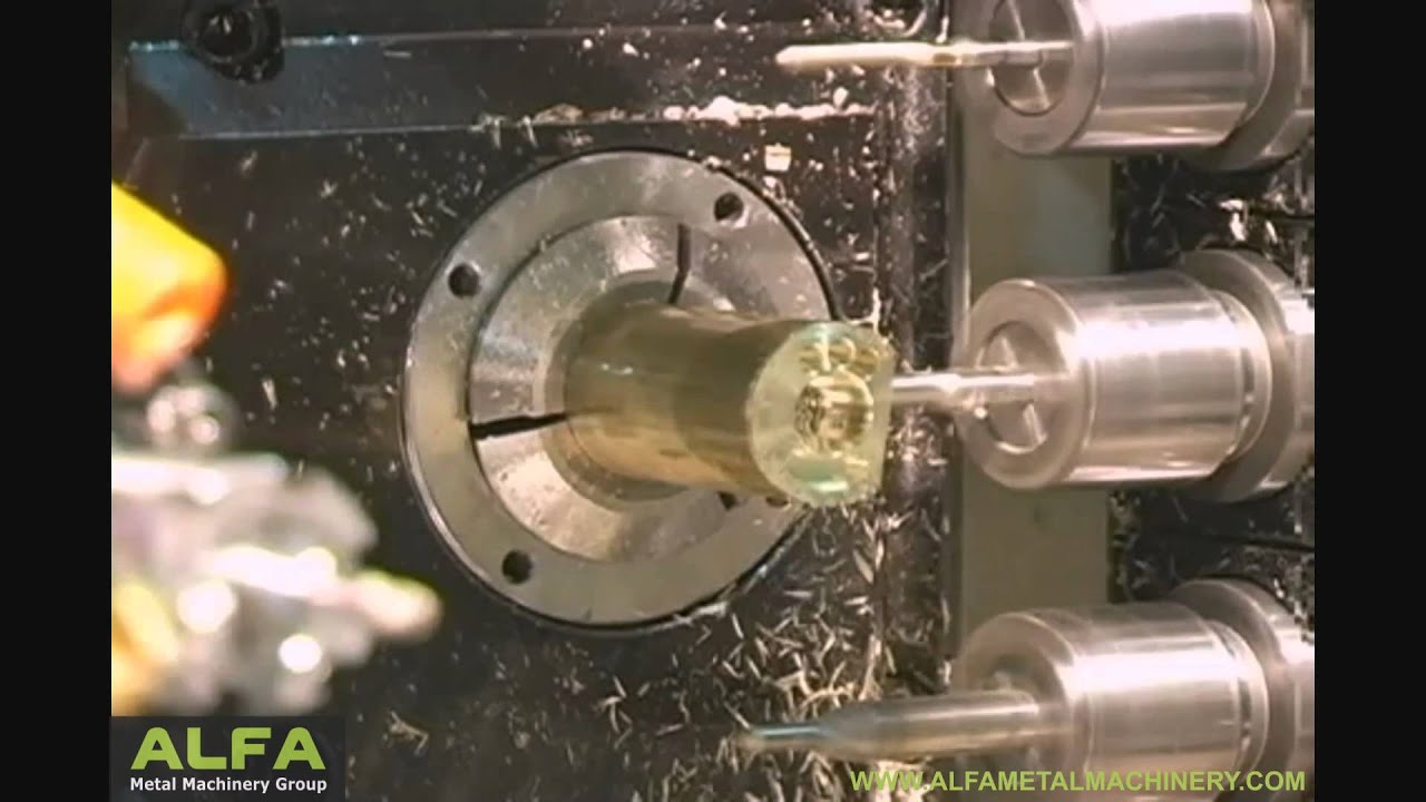 Goodway SW 20 Swiss Type Turning Center - YouTube