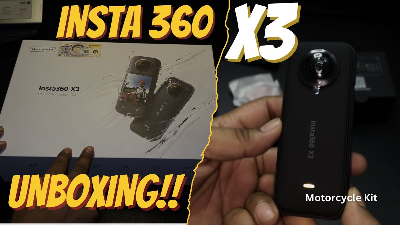 New Insta360 X3 Motorcycle Bundle Unboxing! | What's in the Box - YouTube