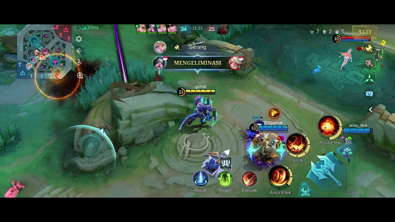 mobile legend Tamus vs yin coh - YouTube