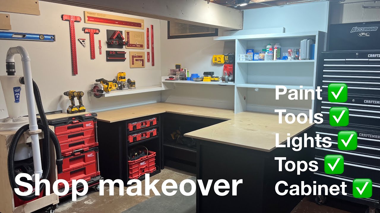 Workshop Makeover // Before and After - YouTube