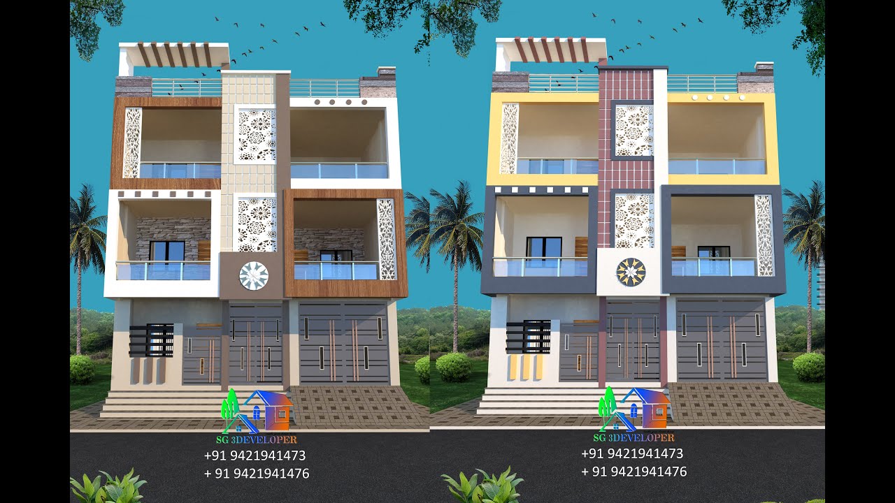 Modern & Attractive Color Combination For Exterior House Design || Home ...