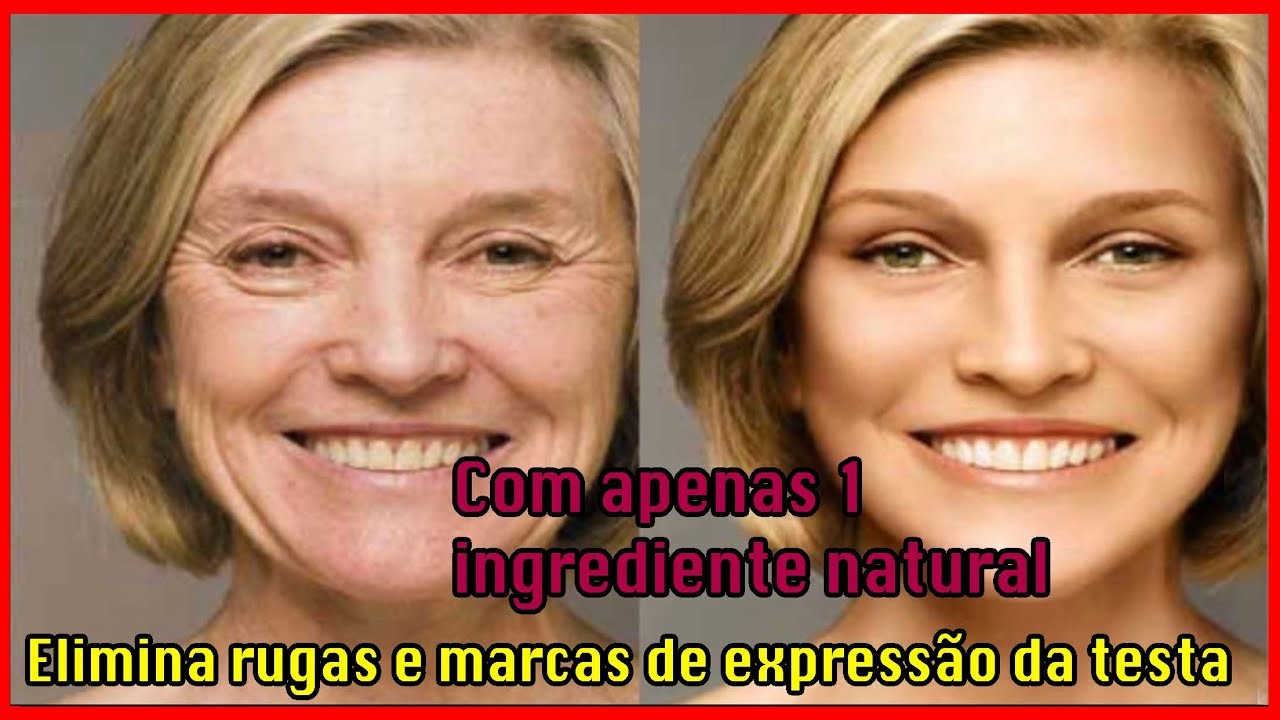 COM APENAS 1 INGREDIENTE NATURAL ELIMINARÁ RUGAS MANCHAS E LINHA DE ...