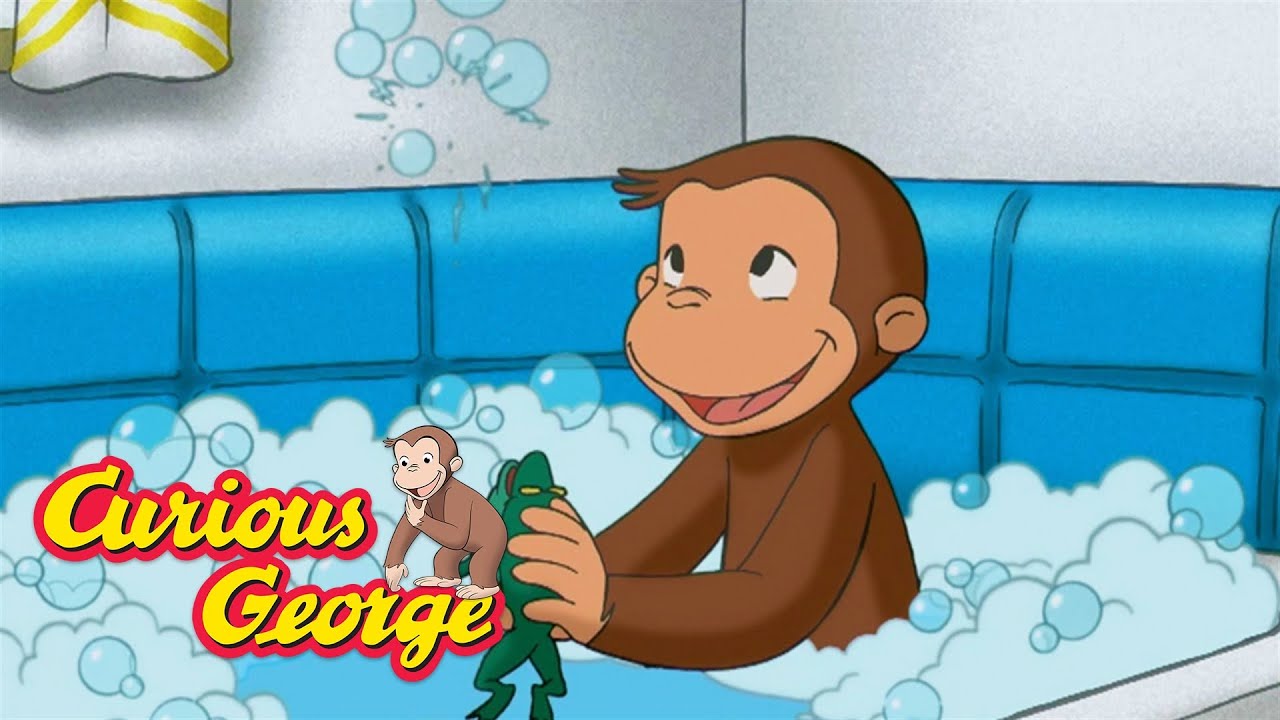 Bathtime with George 🐵 Curious George 🐵 Kids Cartoon 🐵 Kids Movies ...