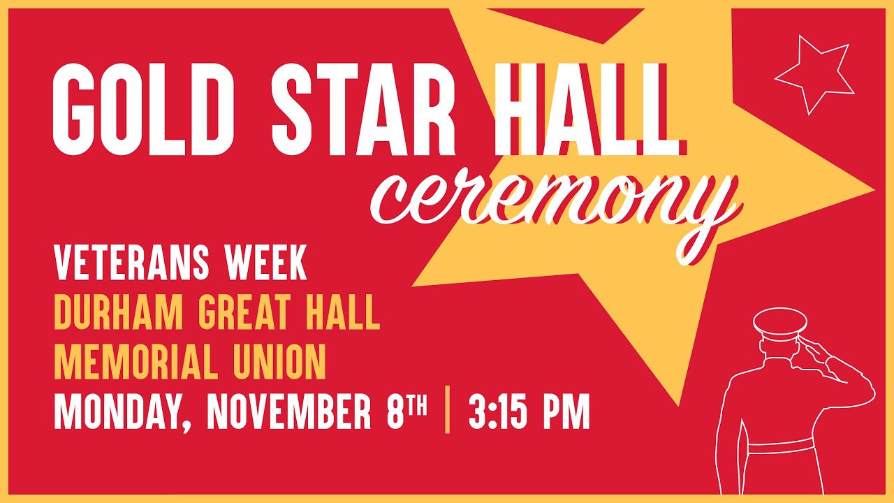 2021 Gold Star Hall Ceremony - YouTube