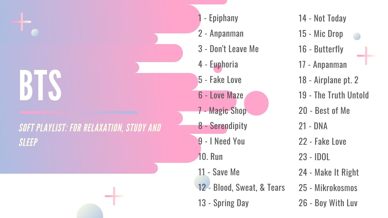 BTS Piano Playlist: For Relaxation, Studying or Sleeping - YouTube