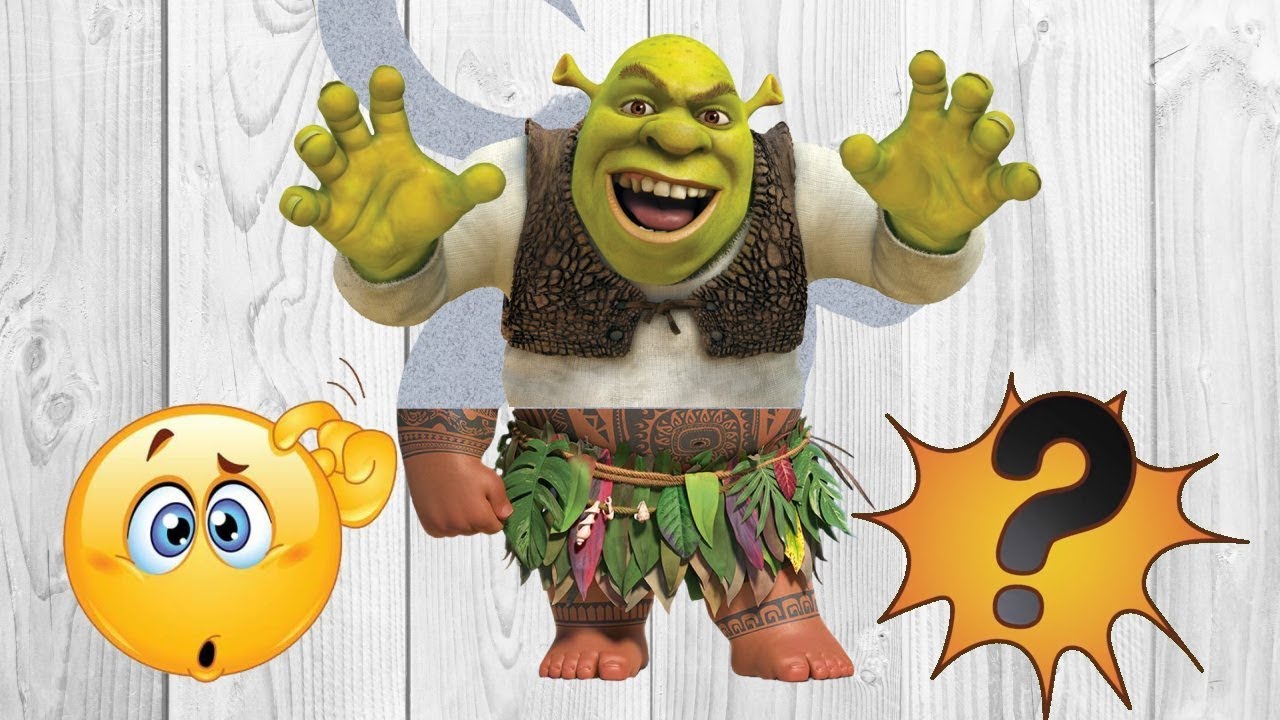 Shrek, Sullivan and Mauі - Wrong puzzle | Game for children - YouTube