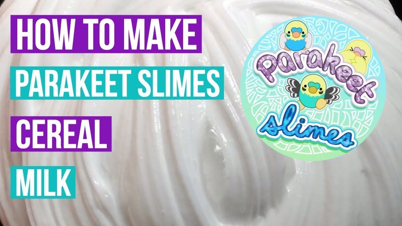 How to make cereal milk slime! - YouTube
