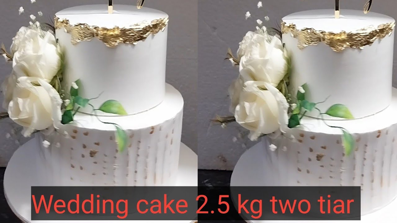 Anniversary wedding cream cake | 2.5 kg cake two tiar anniversary cake ...