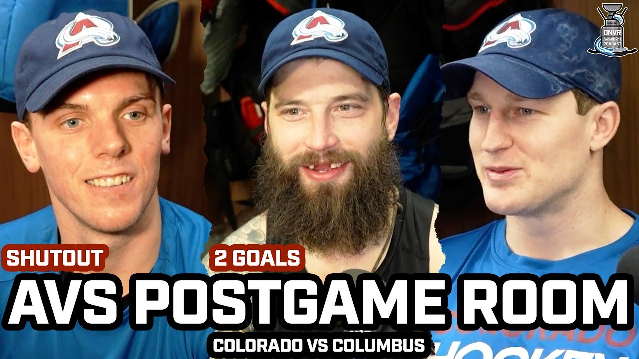 Brent Burns JOKES After 2 Goals & Avs HAPPY After SHUTOUT WIN vs ...