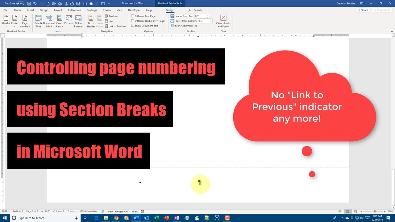 How To Number Your Pages By Section In Microsoft Word YouTube how-to-number-your-pages-by-section-in-microsoft-word-youtube