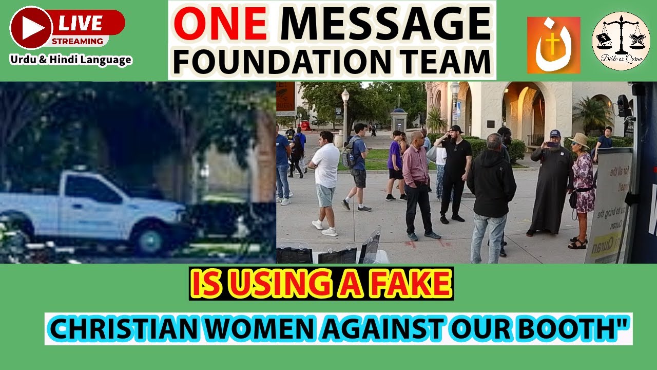 LIVE STREAM /"One message foundation team is using fake Christian women ...