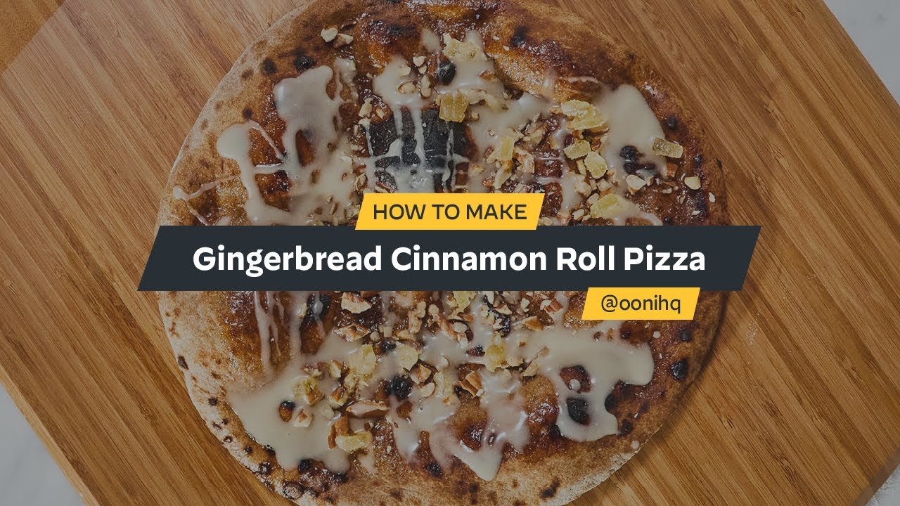 Gingerbread Cinnamon Roll Pizza | Recipe | Ooni Pizza Ovens - YouTube