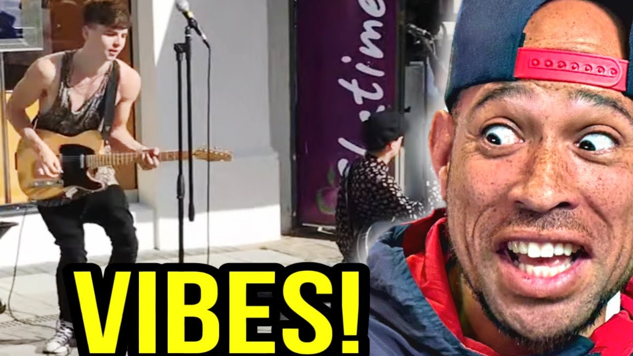 REN busking & I've NEVER seen this before? What song is this? - YouTube
