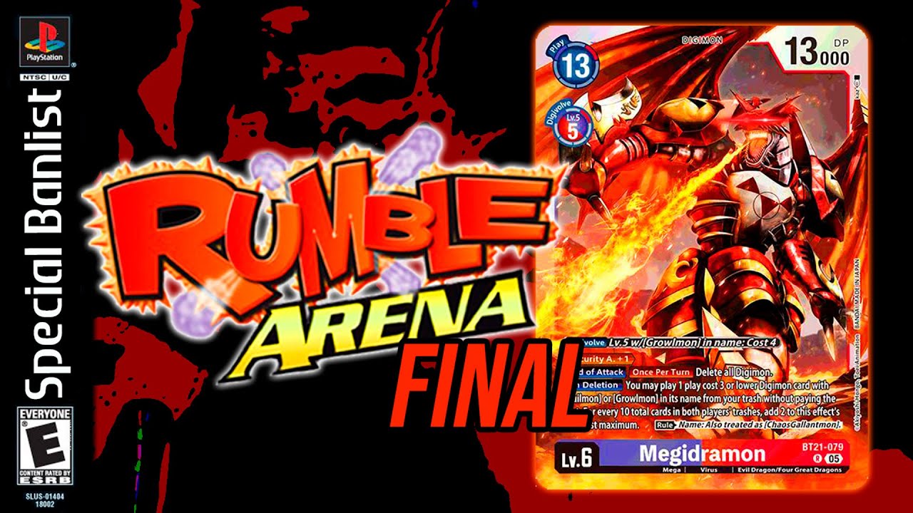 DIGIMON TCG RUMBLE ARENA CHALLENGE #4 | MEGIDRAMON RUN FINAL BOSS - YouTube