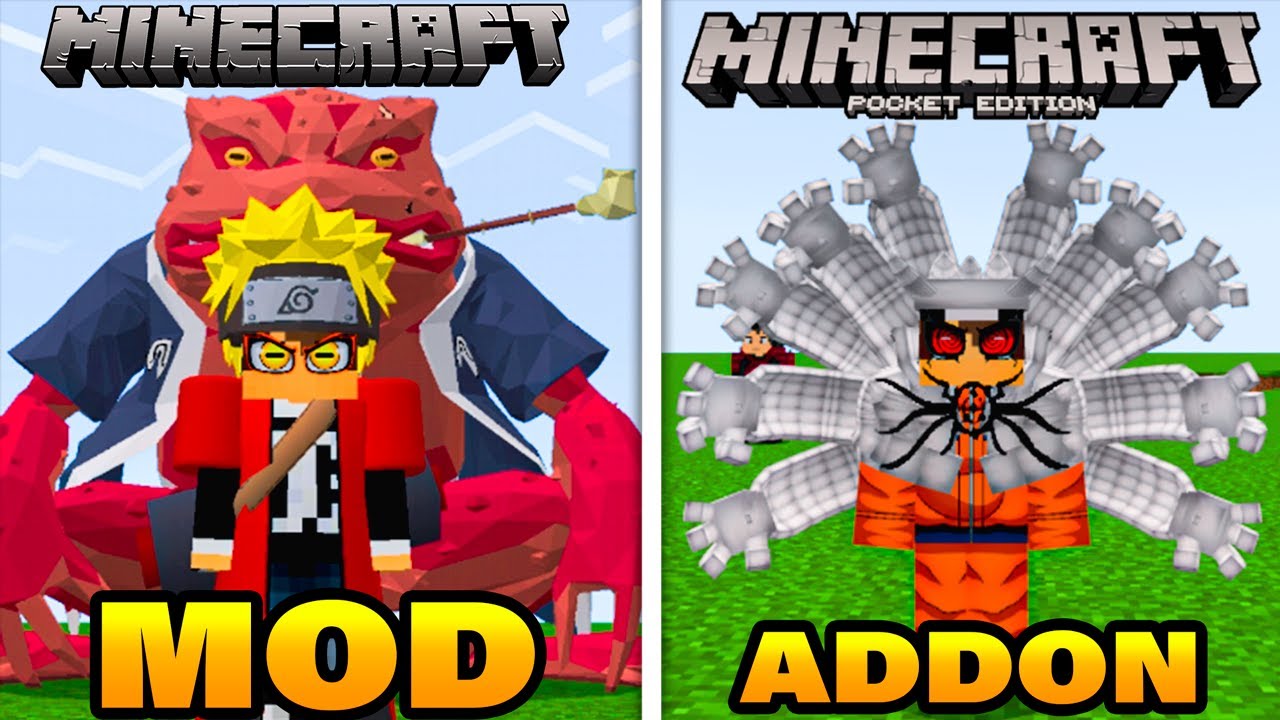 QUAL É O MELHOR MOD DE NARUTO OU ADDON DE NARUTO NO MINECRAFT!!! - YouTube