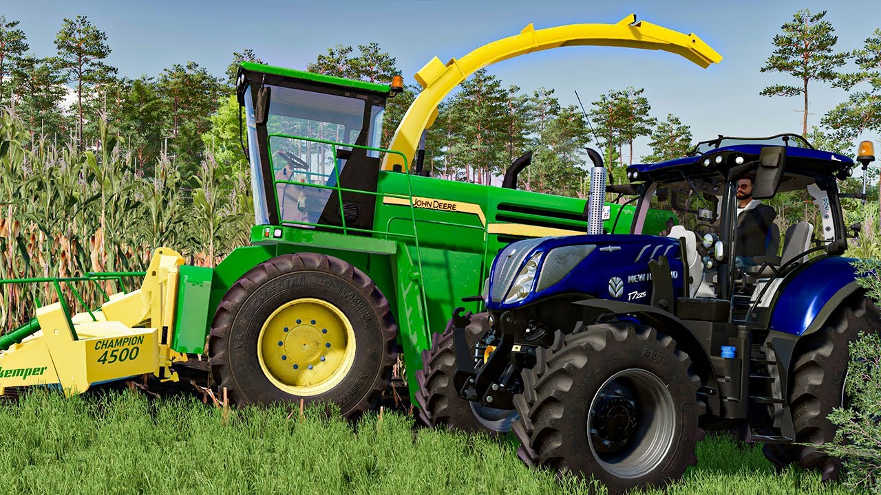 OLD John Deere Silage Harvester ! | 10 BEST MODS of the week! (Farming ...