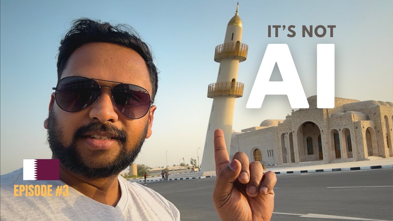 Mosque and Minaret The Leaning Mosque and Minaret- Qatar Doha📍It’s not ...