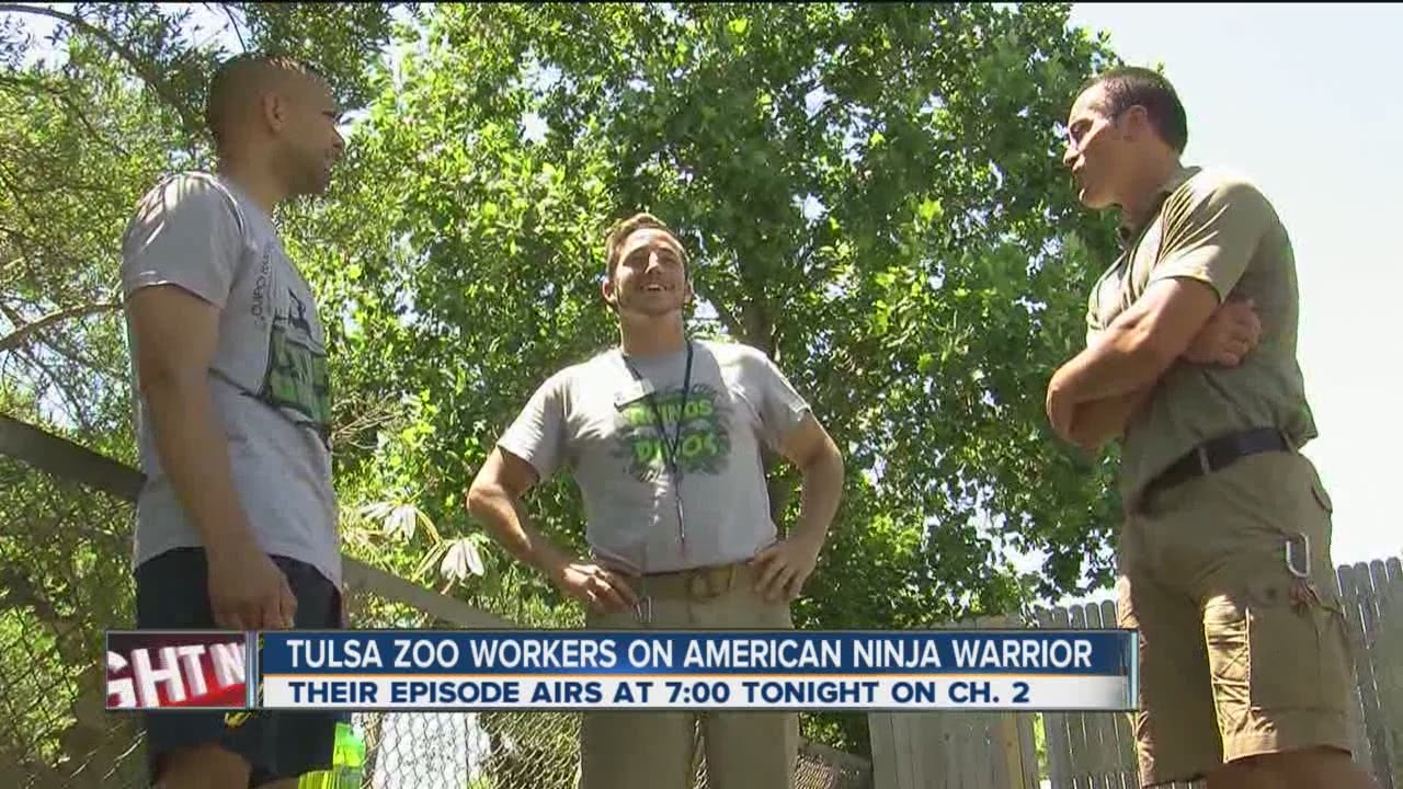 Tulsa Zoo Workers On American Ninja Warrior - YouTube