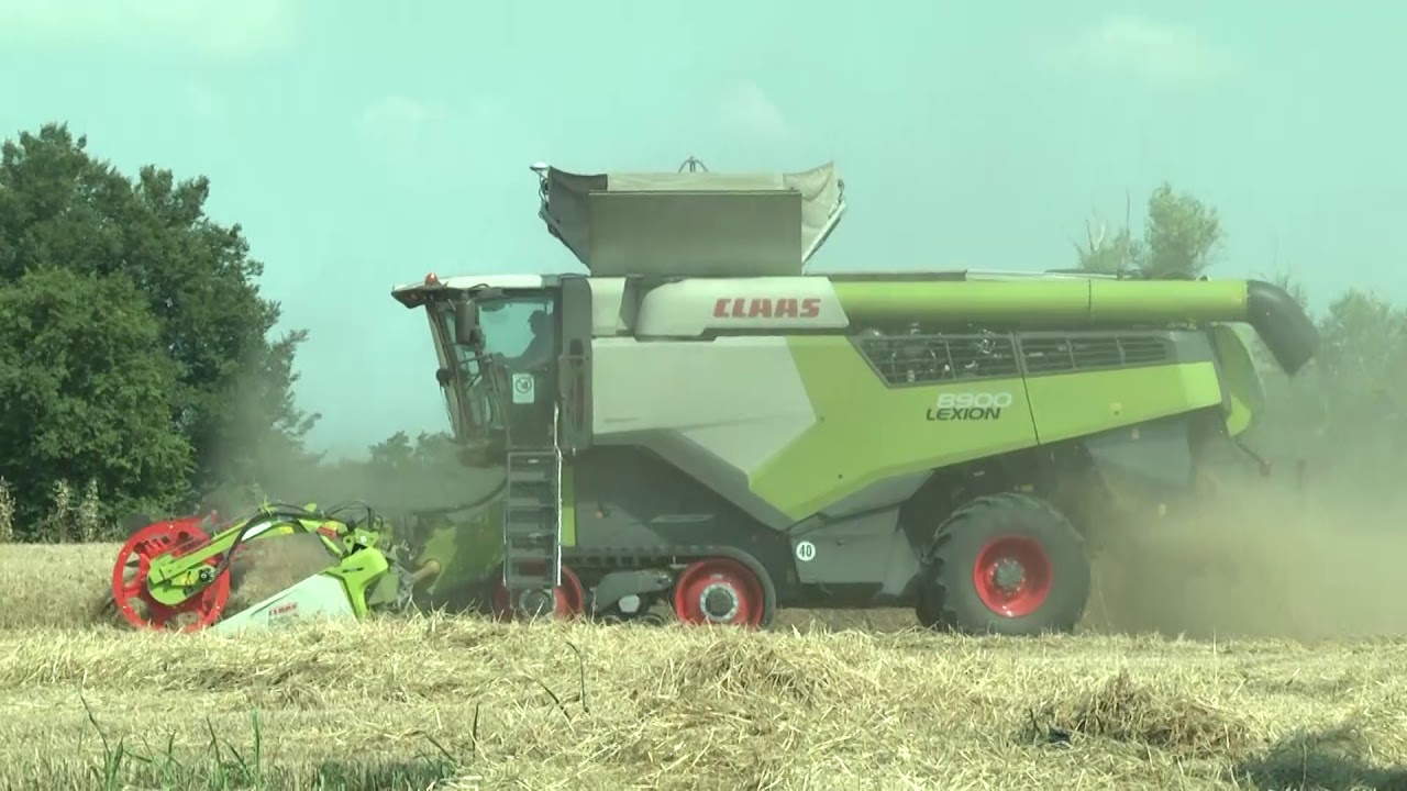 Claas Lexion 8900 TT - La prima in italia - Camera view pure sound ...