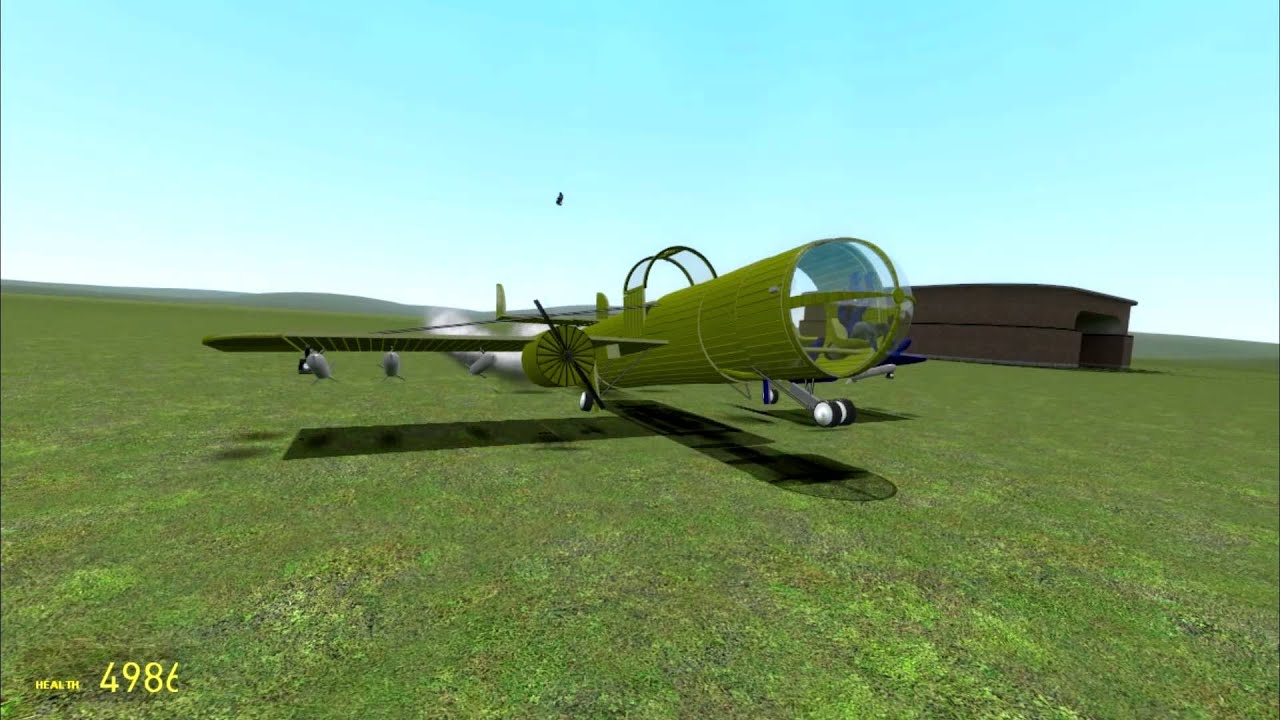 Garry's Mod (plane crash) - YouTube