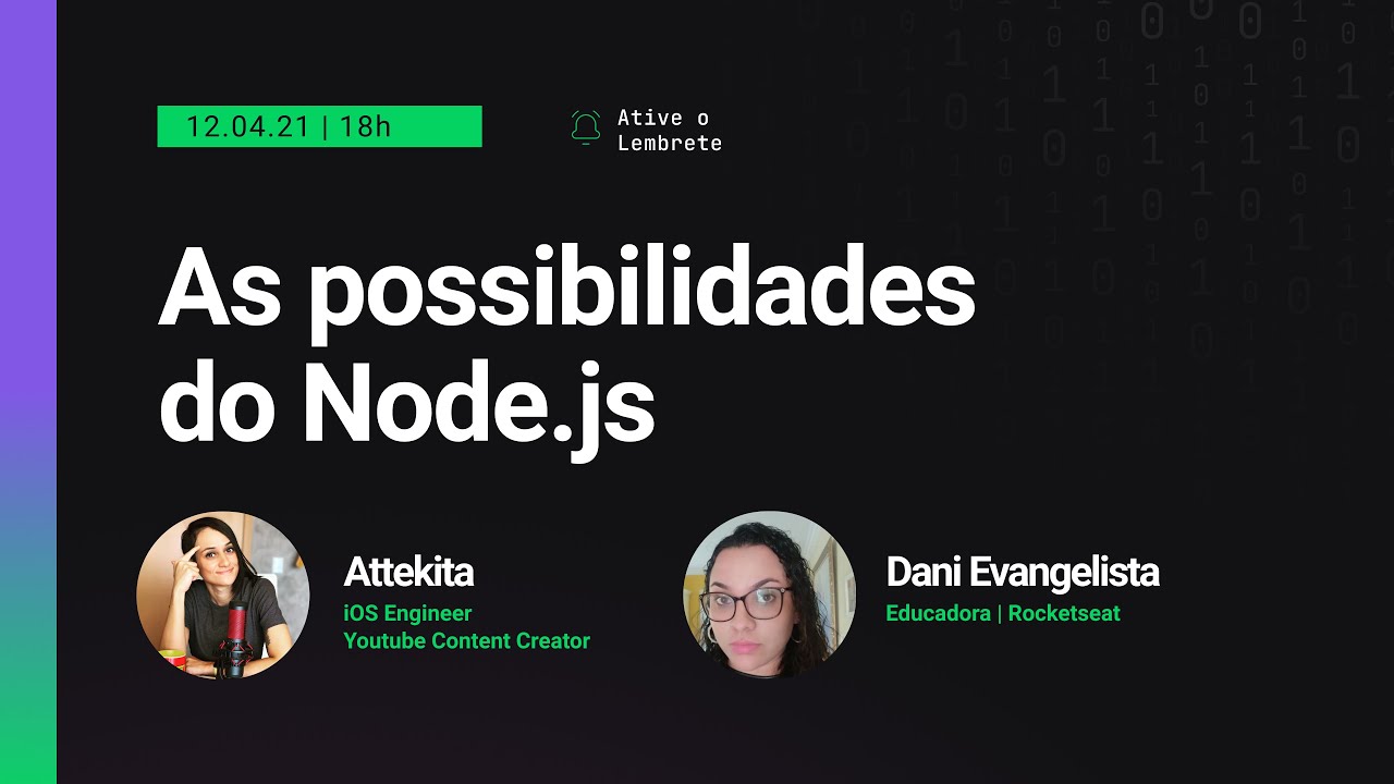 As possibilidades do Node.js (feat. Dani Evangelista ROCKETSEAT) - YouTube