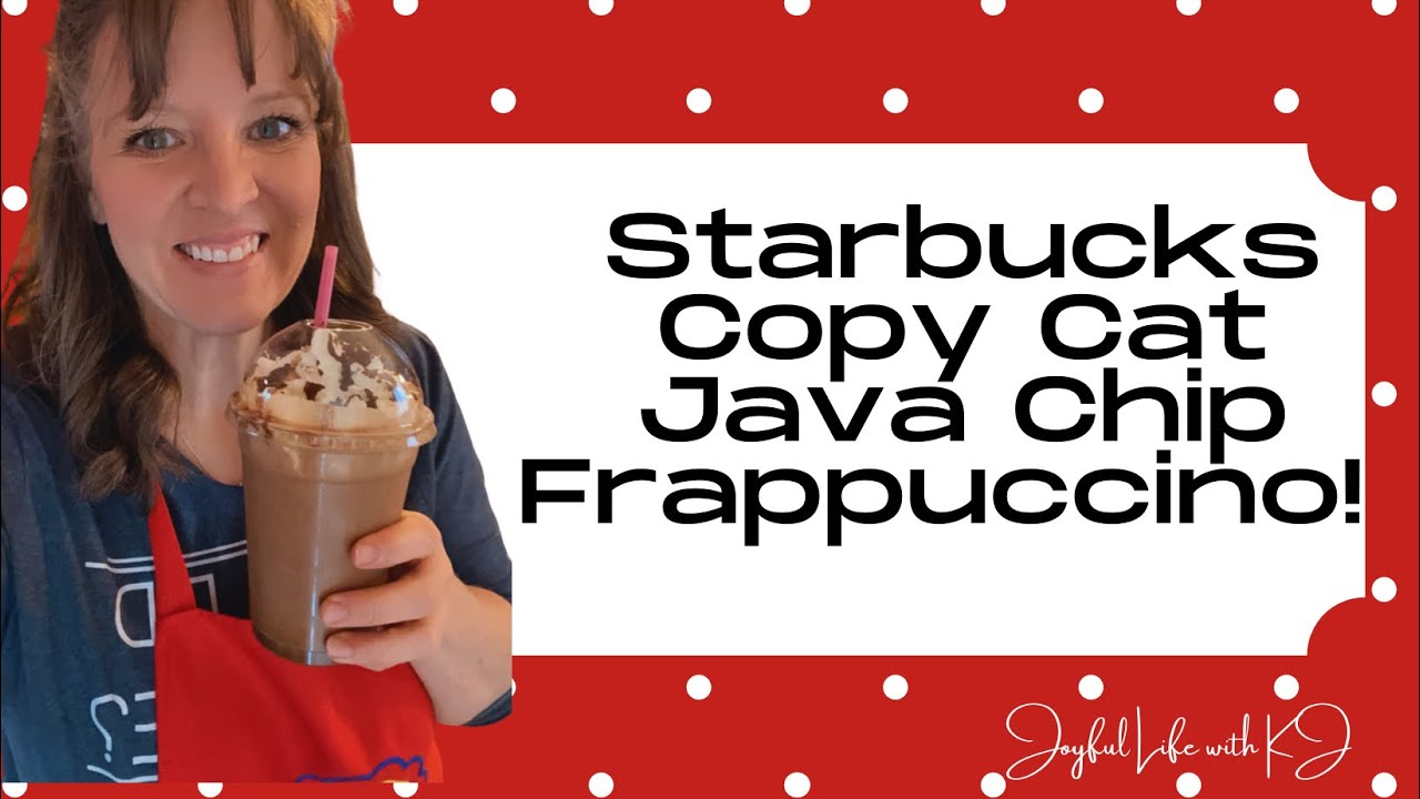 Starbucks Copy Cat Java Chip Frappuccino? Hope so. - YouTube