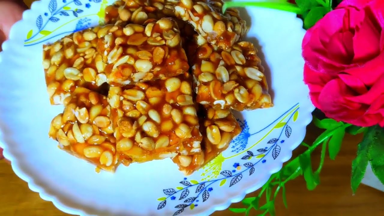 স্পেশাল মজাদার বাদাম কটকটি বা বাদাম খাজা।Badam kotkoti Recipe / Badam ...