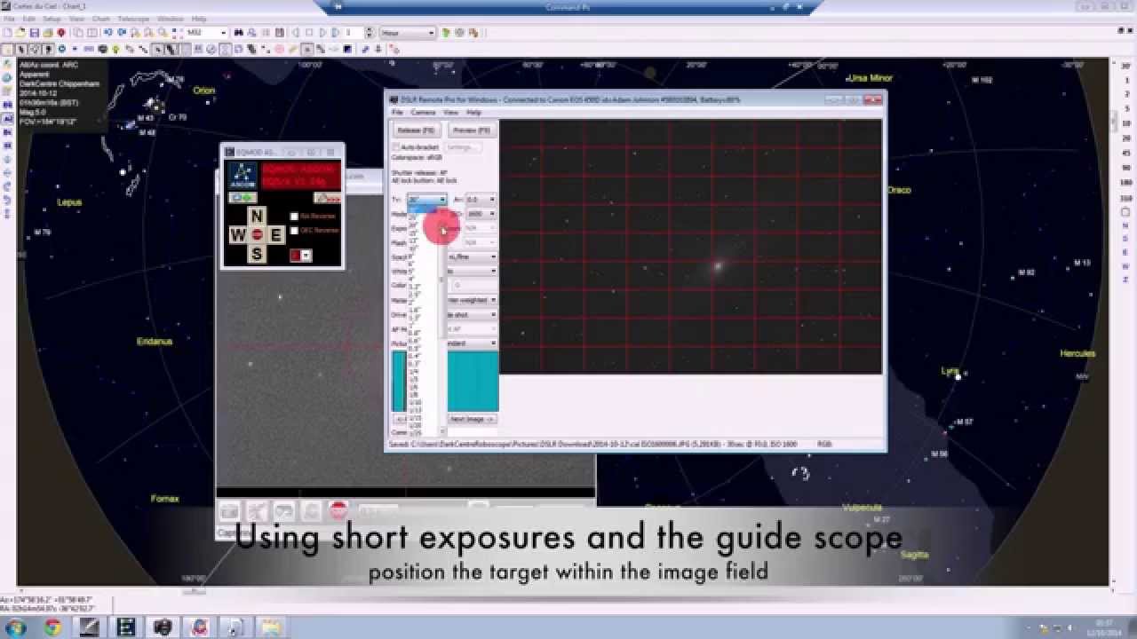 Astronomy And Astrophotography Telescope Pc Control Process Examples Youtube